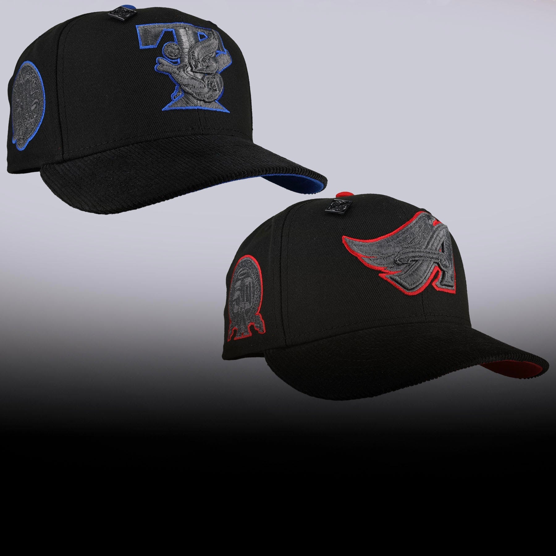 Metallic Outline Blackout – CapsuleHats