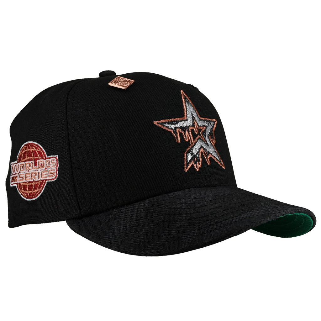 Houston Astros Black Drip Star 2005 World Series 59Fifty Fitted Hat ...