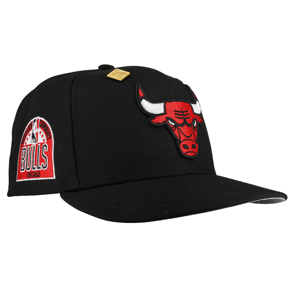 Chicago Bulls Eastern Conference Black 59Fifty Fitted Hat – CapsuleHats