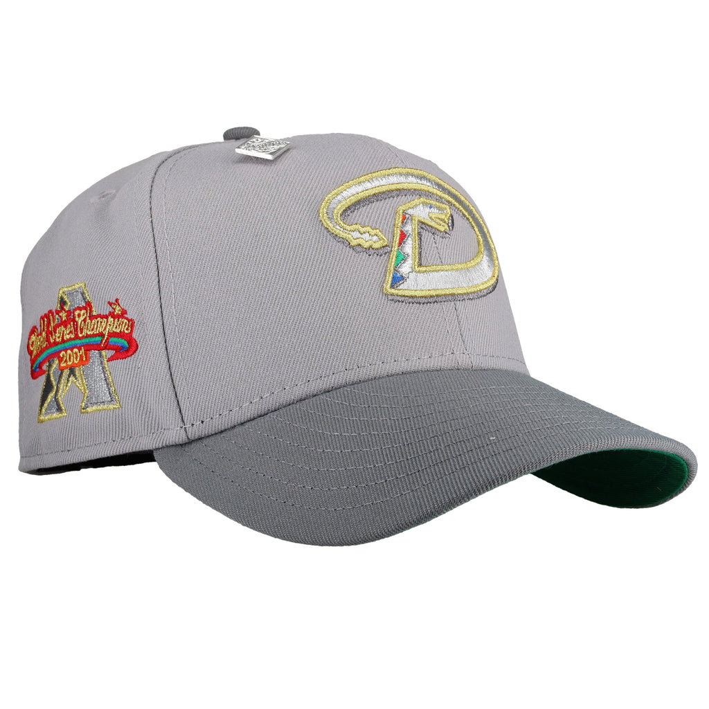 Arizona Diamondbacks 2001 WS Champions Grey Two Tone Metallic 59Fifty ...