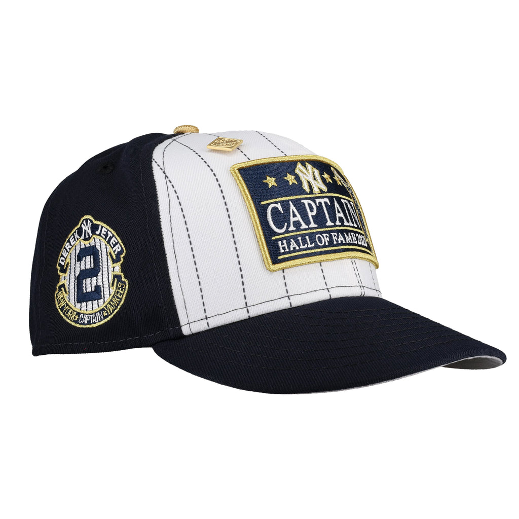 New York Yankees "Derek Jeter Hall Of Fame" Metallic 59Fifty Fitted Ha ...