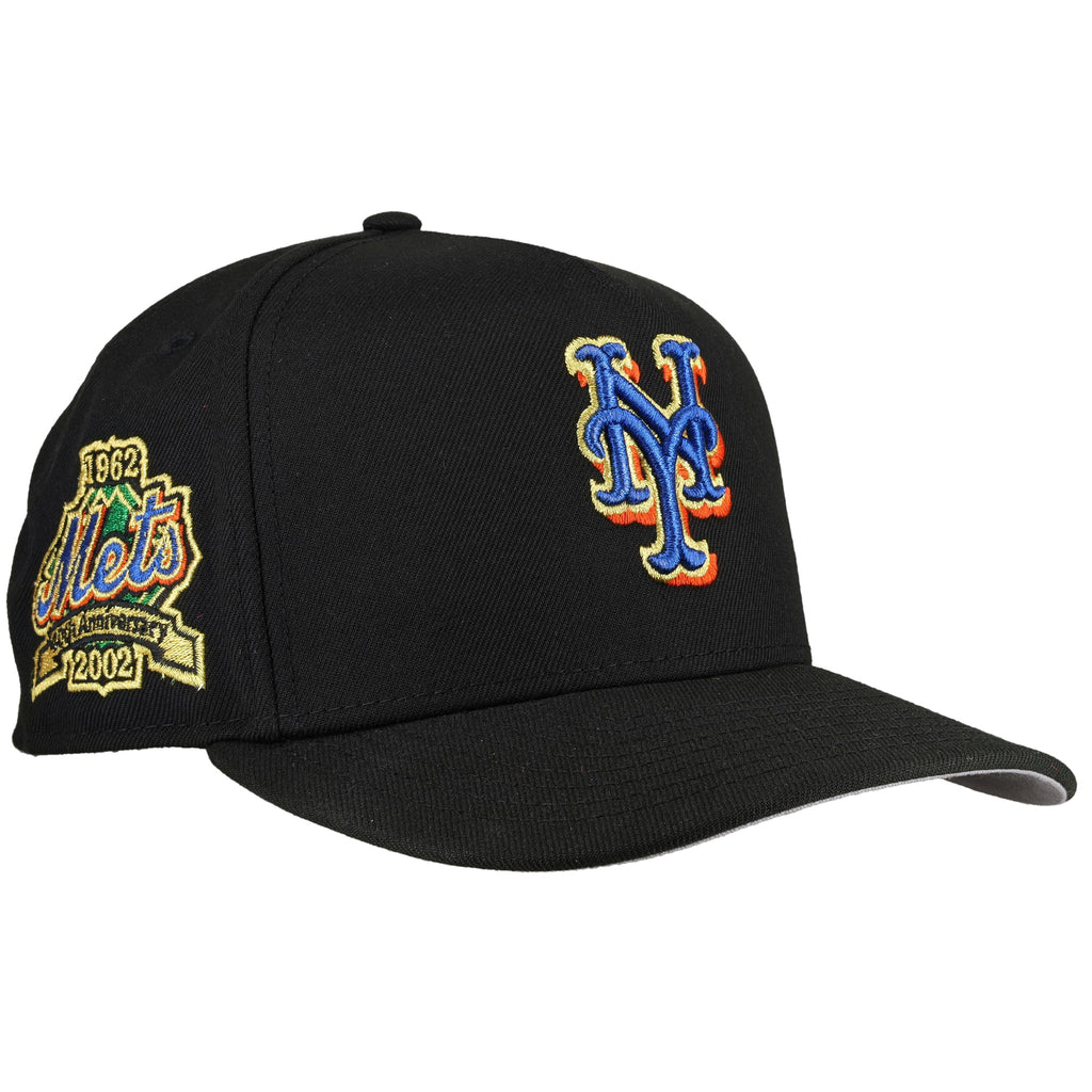 New York Mets 40th Anniversary Metallic 9Fifty A Frame Snapback Hat ...
