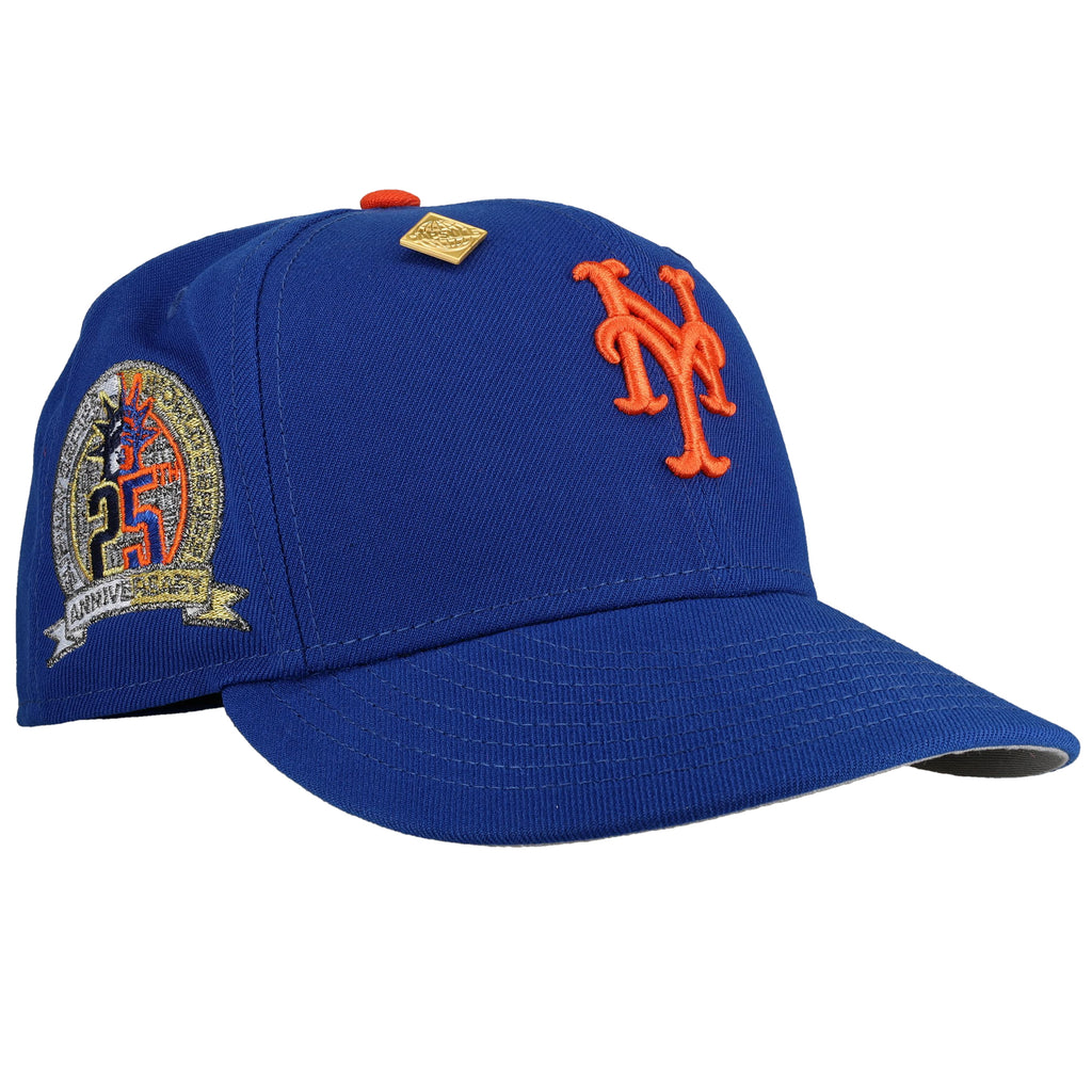 New York Mets Subway Series 25th Anniversary Blue Metallic 59Fifty Fit ...