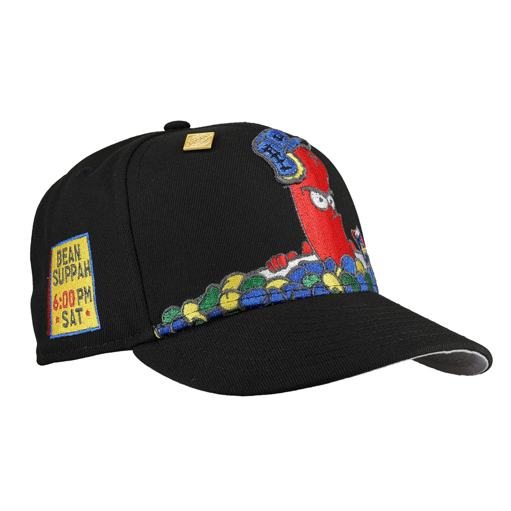 Maine Bean Suppahs Black Metallic 59Fifty Fitted Hat – CapsuleHats