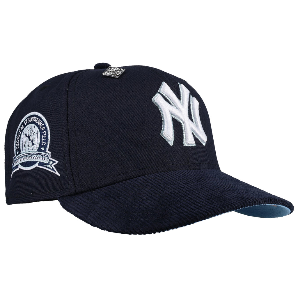 New York Yankees George Steinbrenner Field Metallic 59Fifty Fitted Hat ...
