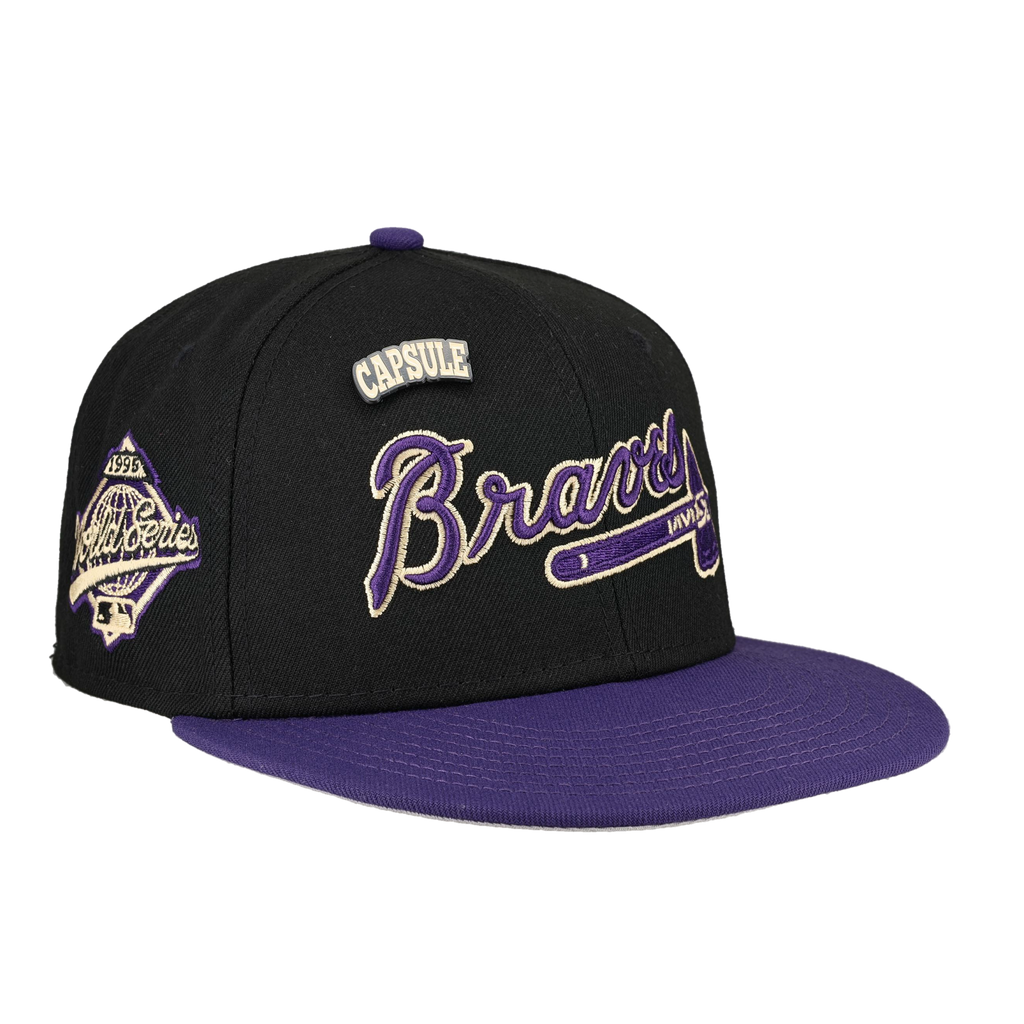 Atlanta Braves Colors in Cream 2.0 Collection 1995 World Series Fitted ...