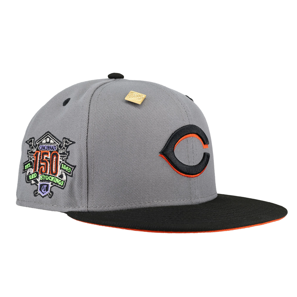 Cincinnati Reds 2023 Scaredy Cat Collection 150 Years Fitted Hat ...